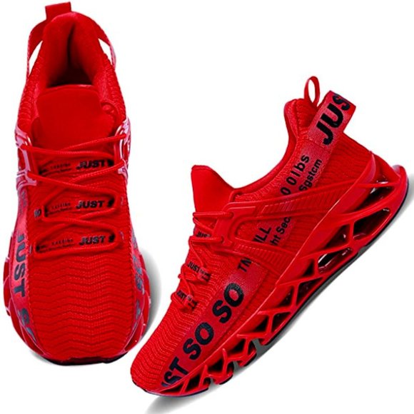 Shoes | Red Womens Walking Running Shoes Athletic Blade Non Slip Tennis ...